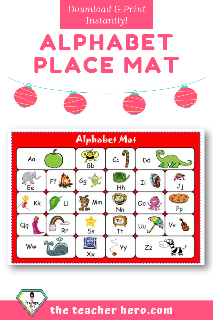 Alphabet Mat - The Teacher Hero