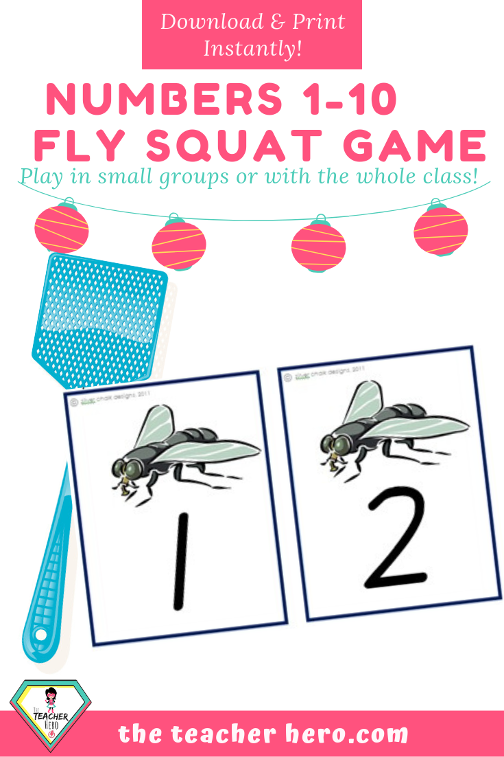 Fly Squat Game 1-10 - The Teacher Hero
