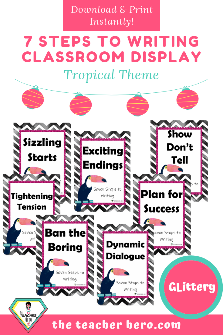 Seven Steps to Writing Display - The Teacher Hero