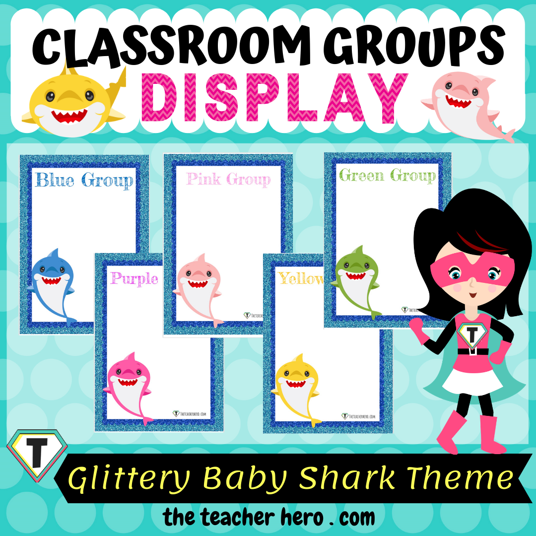 Baby Shark Groups - The Teacher Hero