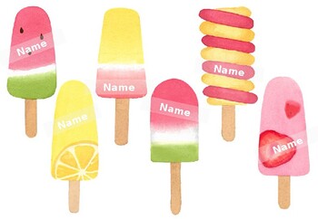 Classroom Door Display- Popsicle Theme Editable!