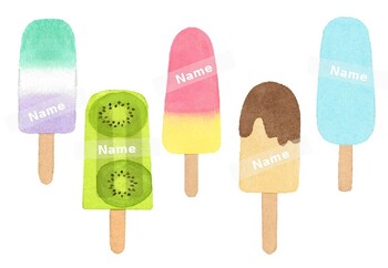 Classroom Door Display- Popsicle Theme Editable!