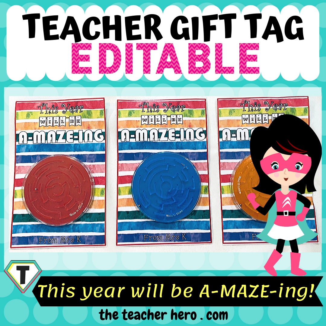 Welcome Gift From The Teacher- Editable - The Teacher Hero