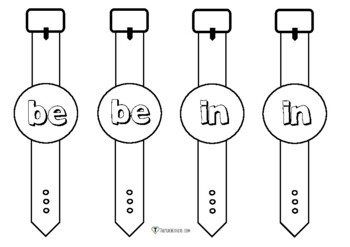 Sight Word Watches- Set of 100! - The Teacher Hero