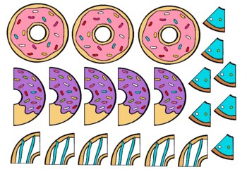 Fractions Bingo Game: 'Spin a Doughnut' - The Teacher Hero