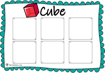 3D Shapes Sorting Activity Mats- Download and print