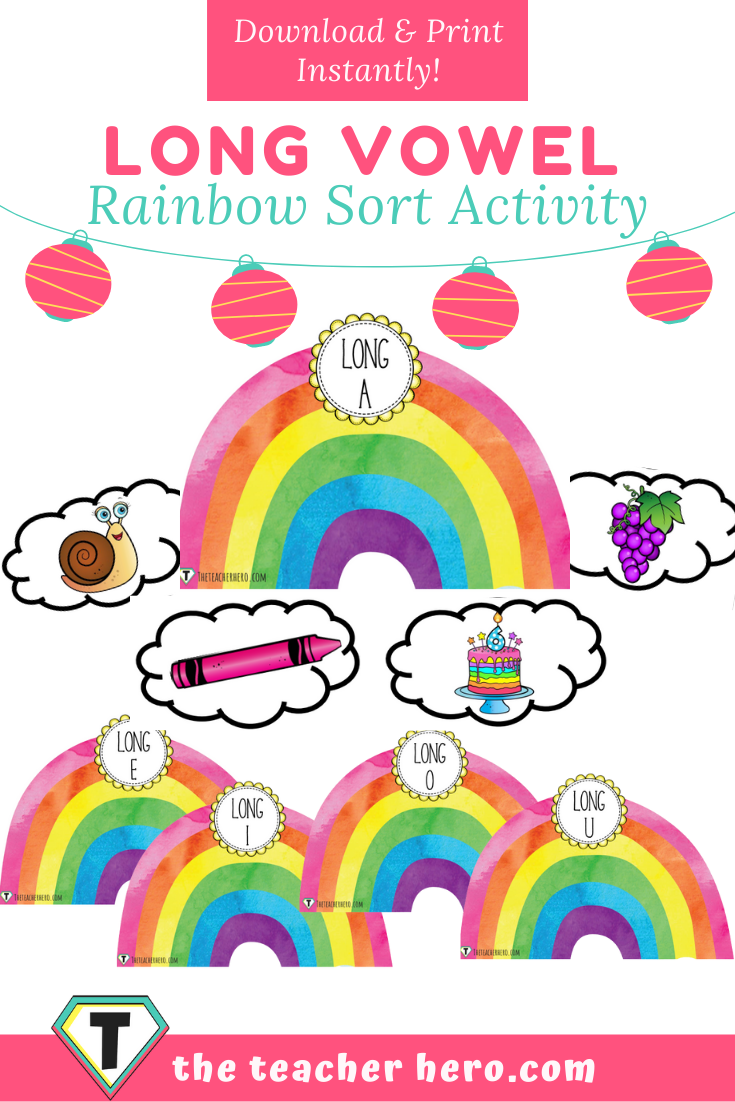 Long Vowel Sort- Rainbows
