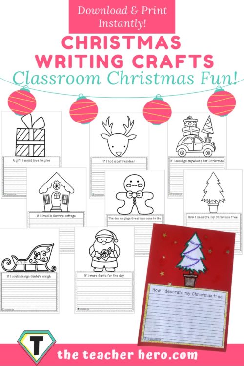 Christmas Writing Crafts - The Teacher Hero