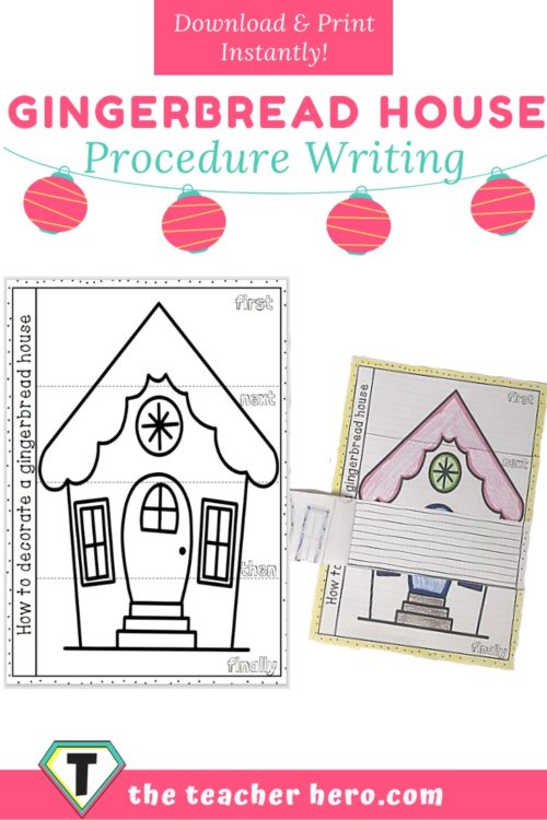 Christmas Procedure Writing-Gingerbread house