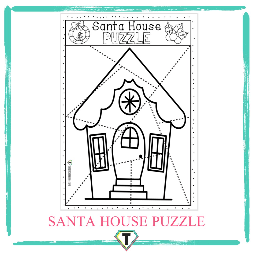 Santa House Puzzle - The Teacher Hero