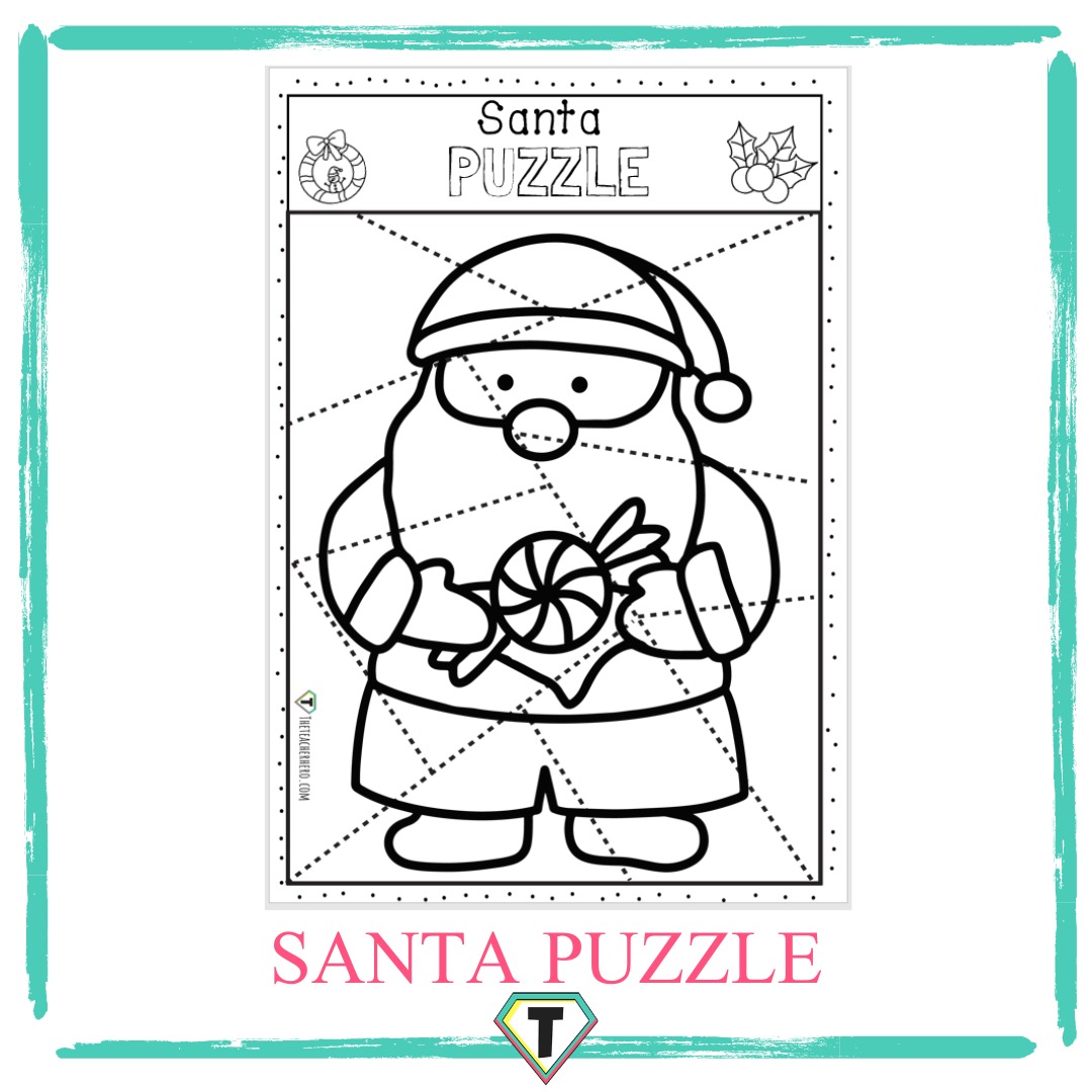 Santa Puzzle - The Teacher Hero