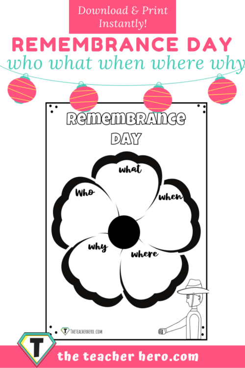 Remembrance Day Poppy activity - The Teacher Hero