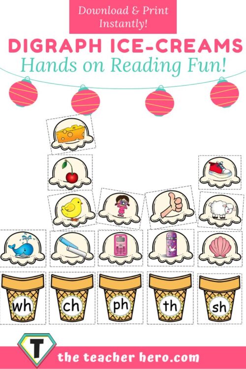 Digraph Ice-Creams - The Teacher Hero