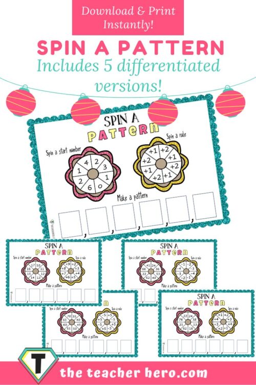 Spin a Pattern - The Teacher Hero