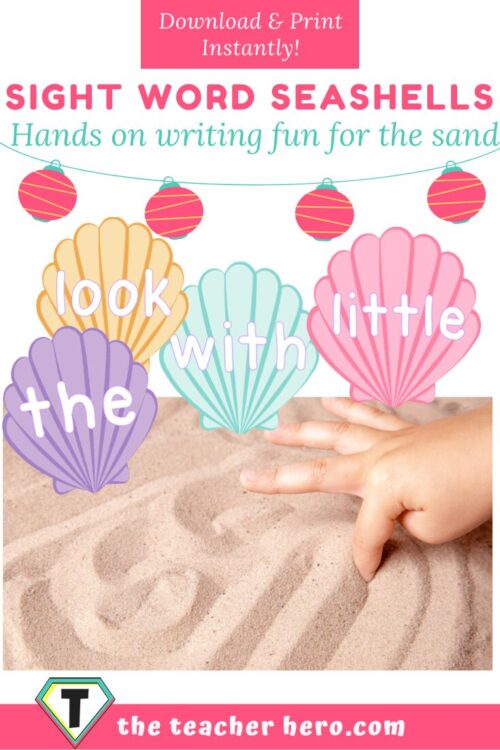 High Frequency Word Seashells - The Teacher Hero